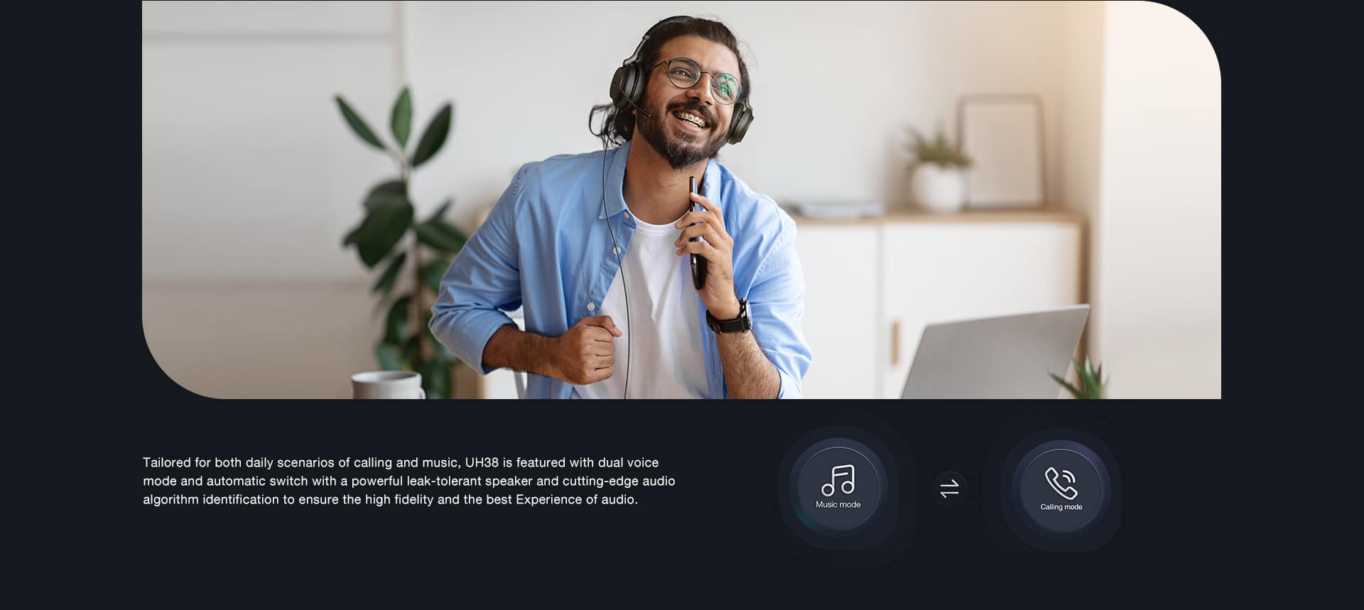 Tai nghe Yealink UH38 có gì đặc biệt? - Tai nghe Yealink UH38