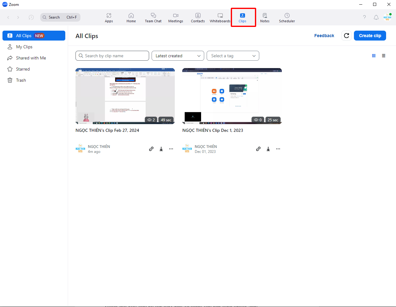 Hướng dẫn sử dụng Zoom Clips chi tiết - zoom clips