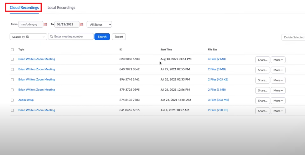 Cách xem lại record trên Zoom - Cách xem lại record trên Zoom