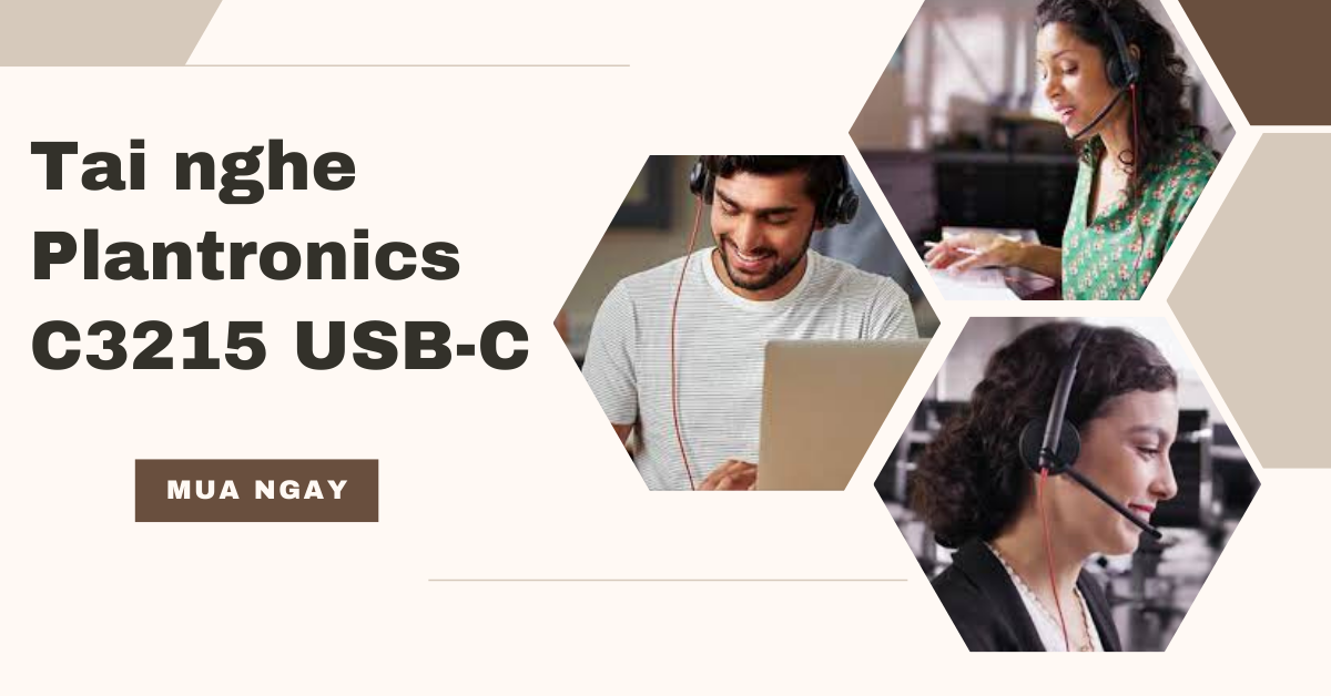 Plantronics C3215 USB-C - Tai nghe call center cho doanh nghiệp | Chính ...