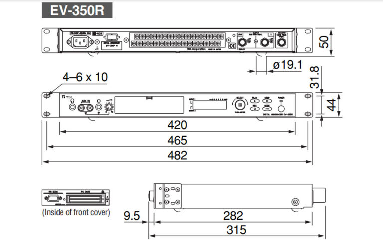 Toa EV-350R - Bộ phát tiếng Kỹ thuật số | Chính hãng, giá tốt