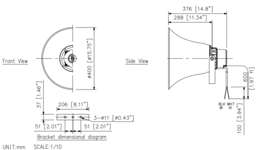 Toa TC-651M - Loa nén phản xạ | Chính hãng, giá tốt