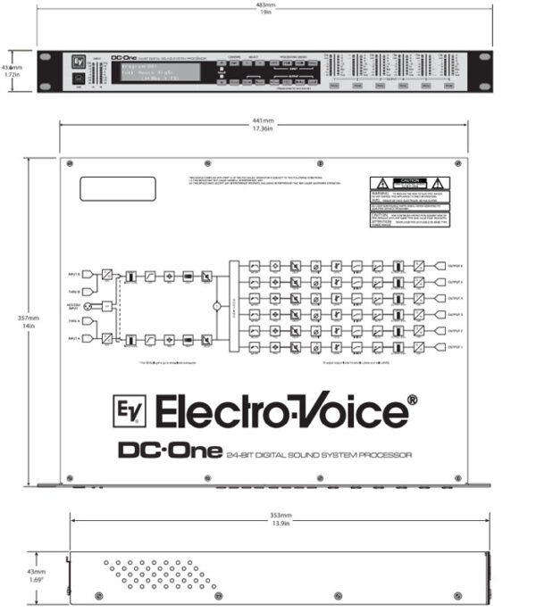 Electro-Voice DC-ONE-E- Bộ xử lý tín hiệu 230V | Chính hãng, giá tốt