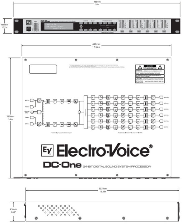 Electro-Voice DC-ONE-E- Bộ xử lý tín hiệu 230V | Chính hãng, giá tốt