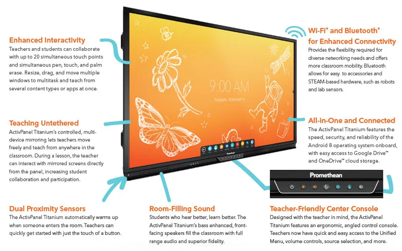 Promethean ActivPanel Titanium 86 inch - Màn hình tương tác | Chính ...