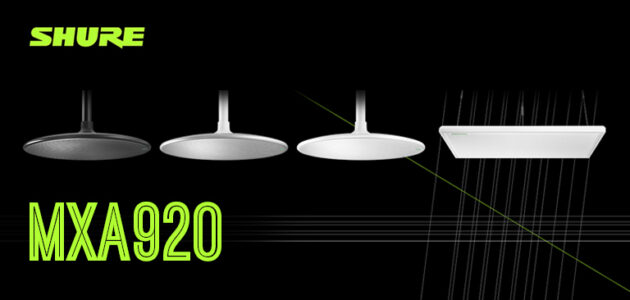 Shure MXA920 | Micro âm trần loại hình vuông, màu trắng