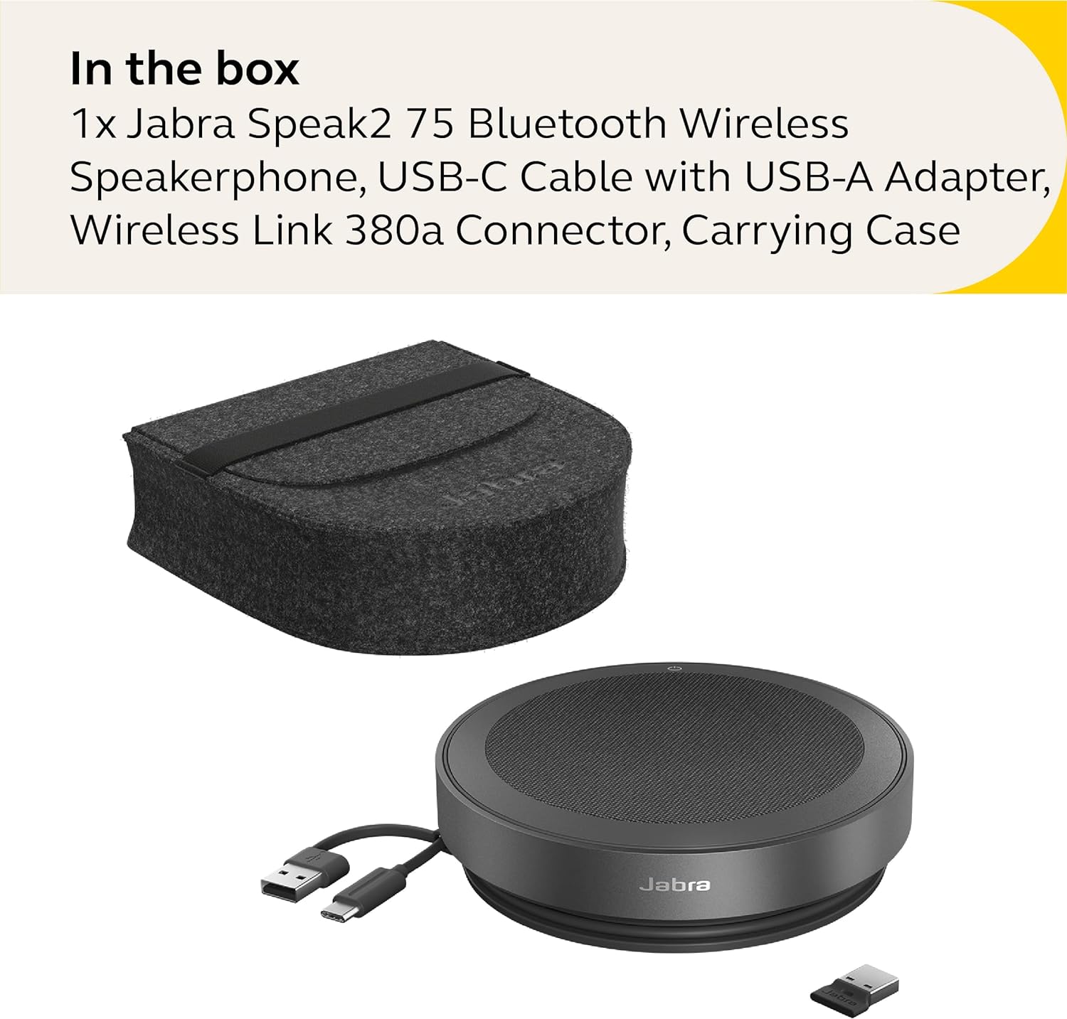 Jabra Speak2 75 MS Teams - Link 380a, Dark Grey - Loa hội nghị | Chính hãng, giá tốt