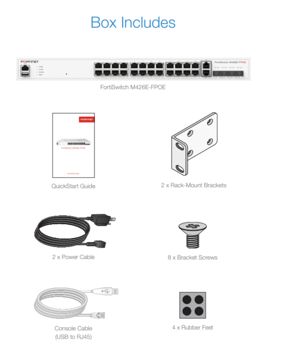 Fortinet FortiSwitch M426E-FPOE (FS-M426E-FPOE) - Thiết bị chuyển mạch ...